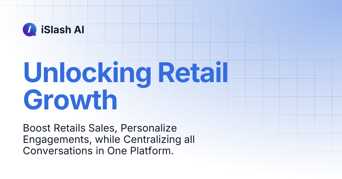 Unlocking Retail Growth | iSlash AI